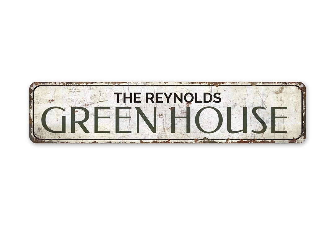 Green House Sign - Custom Green House - Greenhouse Decor - Greenhouse ...