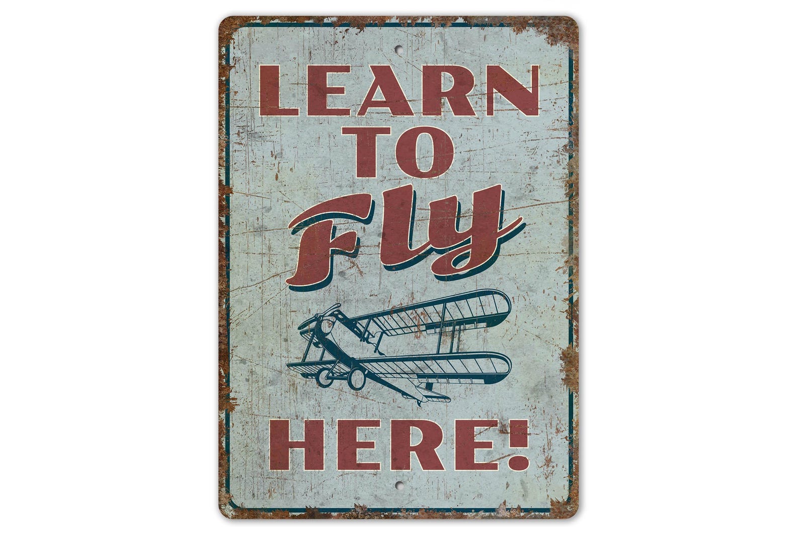Learn to Fly - Learn to Fly Sign - Learn to Fly Decor - Flight Lesson ...