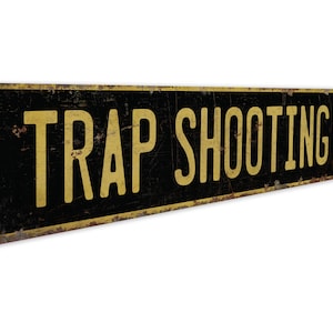 Trap Shooting - Trap Shooting Sign - Shooting Game Sign - Custom Trap ...