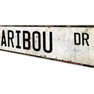 Caribou - Caribou Sign - Caribou Decor - Caribou Lover - Vintage Style ...