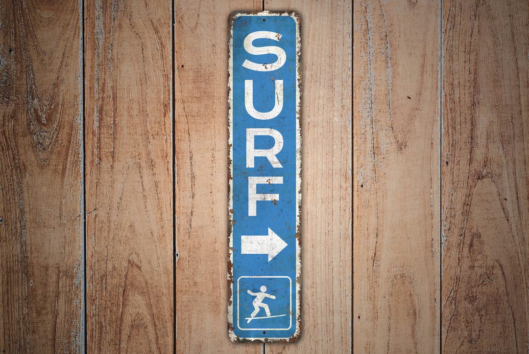 Surf Sign - Surf Game Sign - Surfing Sign - Beach Sign - Beach Lover ...