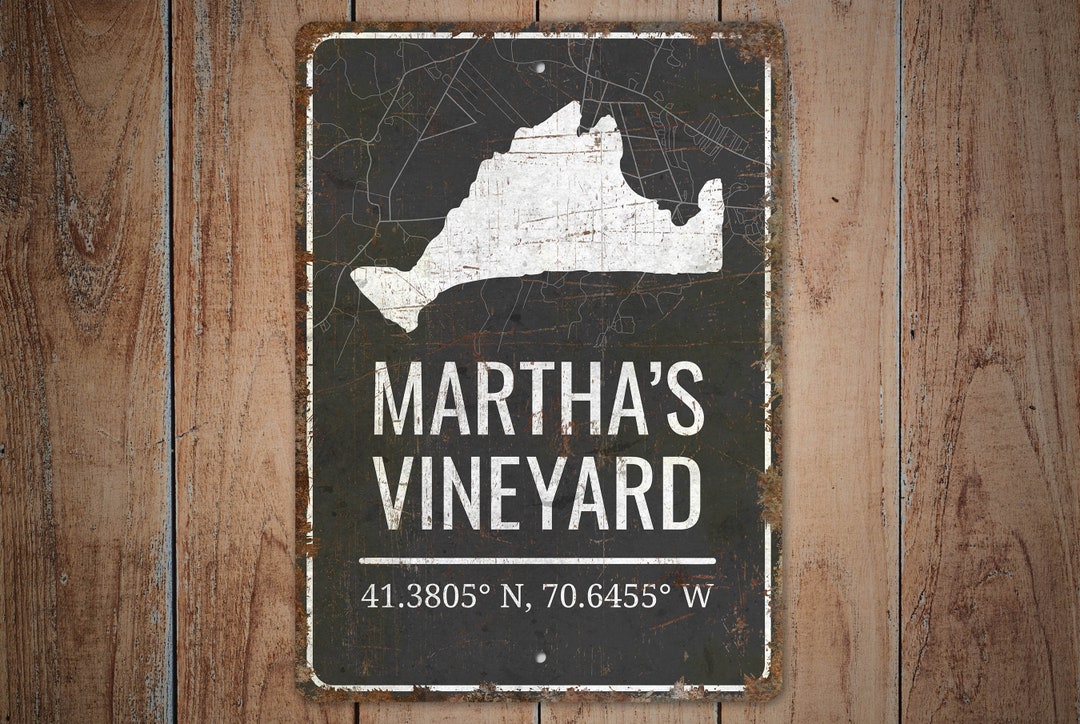 Martha's Vineyard Sign - Vineyard Decor - Vineyard Sign - Vineyard ...
