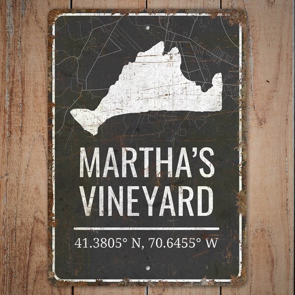 Martha's Vineyard Sign - Etsy