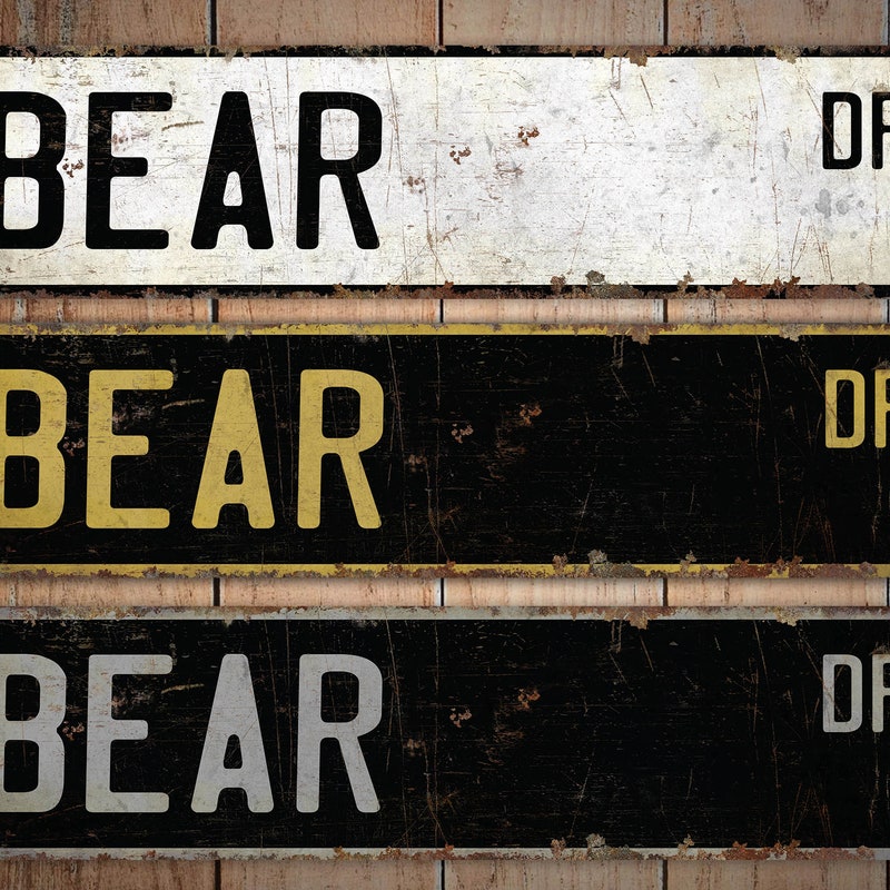 Bear Signs - Etsy