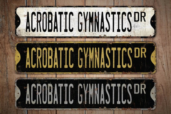 Acrobatic Gymnastics Gymnastics Sign Gymnastics Decor - Etsy