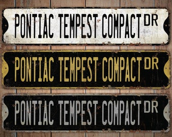 Pontiac Compact Sign - Etsy