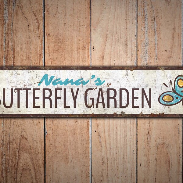 Butterfly Garden Sign - Etsy