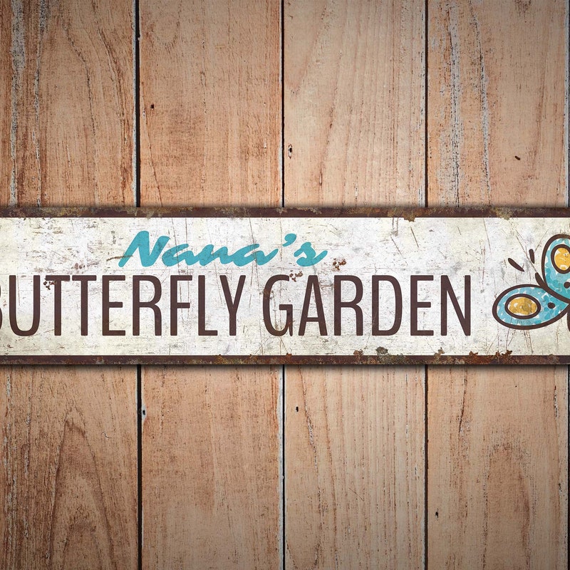 Butterfly Garden Sign - Etsy