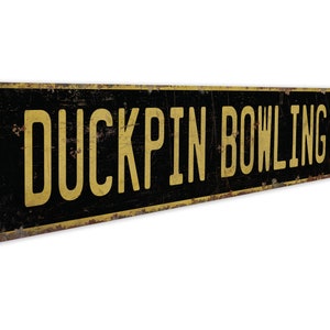 Duckpin Bowling - Duckpin Bowling Sign - Duckpin Bowling Game - Bowling ...