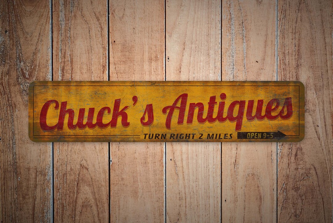 Personalized Antiques - Antiques Shop Sign - Antiques Shop Direction ...