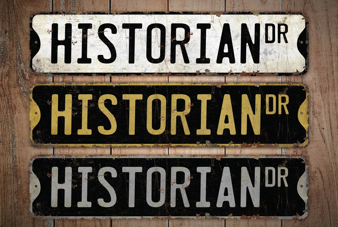 Historian - Historian Sign - Historian Decor - Vintage Style Sign ...