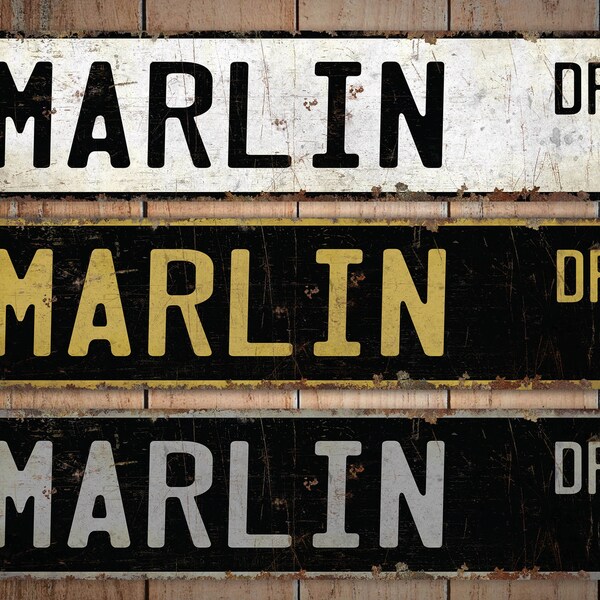 Marlin Metal Signs - Etsy