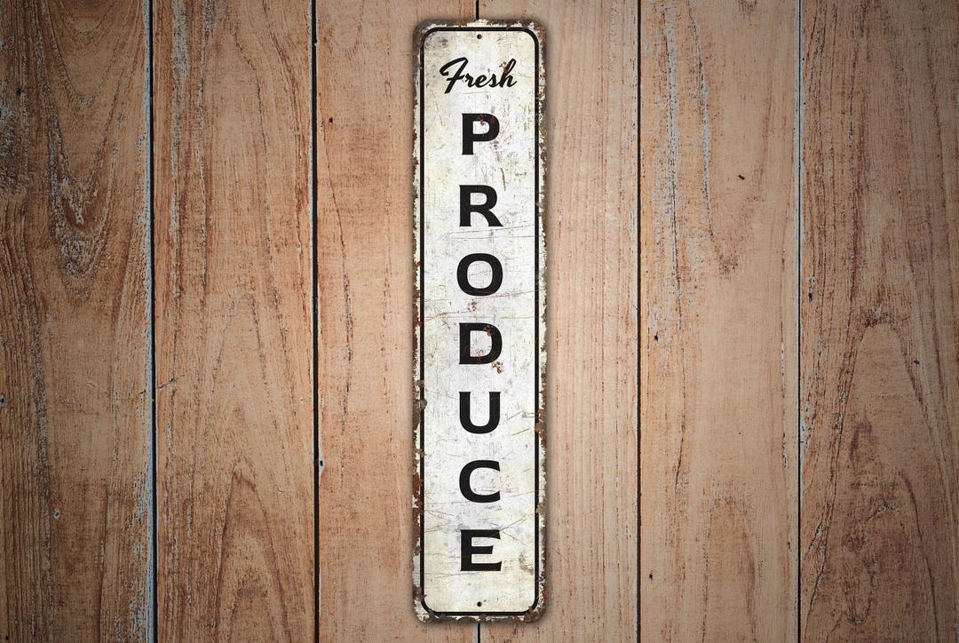 Fresh Produce - Fresh Produce Decor - Fresh Produce Sign - Farm Fresh ...