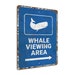Whale Viewing Area - Whale Watching Zone - Whale Watching Sign - Beach ...