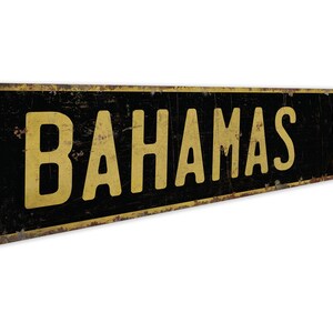Bahamas - Bahamas Sign - Bahamas Decor - Vintage Style Sign - Custom ...