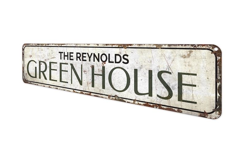 Green House Sign Custom Green House Greenhouse Decor - Etsy