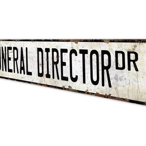 Funeral Director - Funeral Director Sign - Funeral Director Decor ...