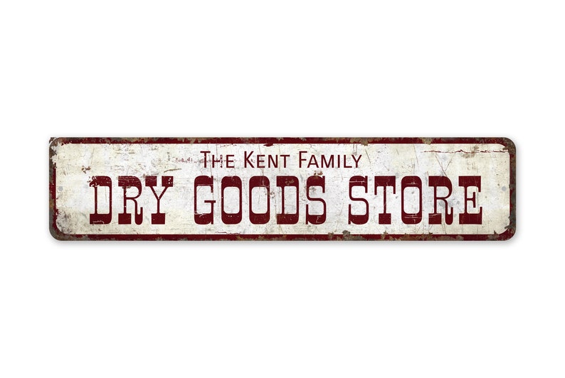 Dry Goods Sign Groceries Sign Vintage Style Sign Dry - Etsy