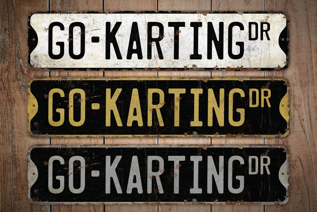 Go Karting - Go Karting Sign - Go Karting Game - Go Karting Decor ...