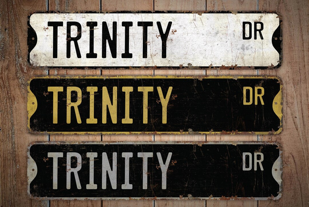Trinity Name Sign - Children Name Sign - Family Name Sign - Kids Room ...