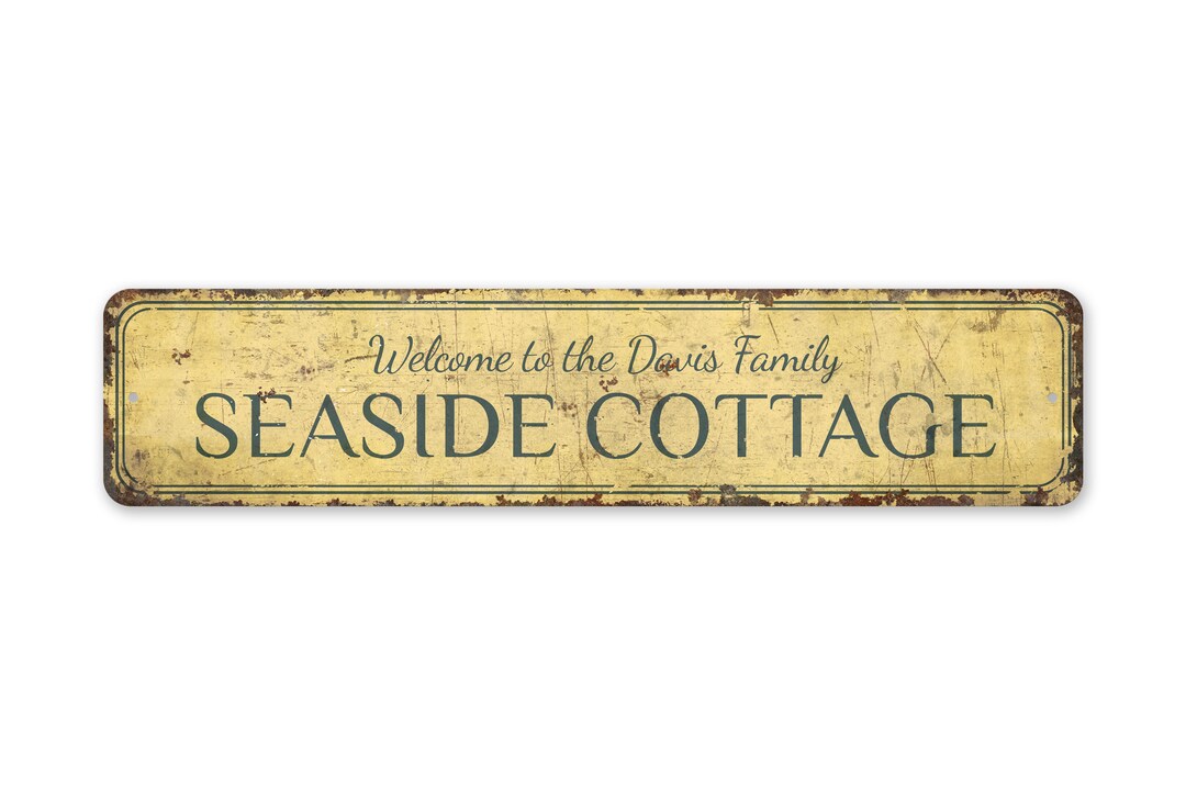 Seaside Cottage - Seaside Cottage Sign - Beach House Decor - Seaside ...