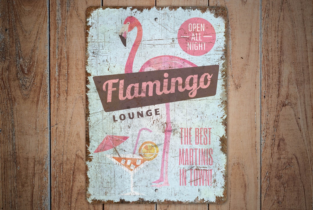 Flamingo Lounge - Flamingo Lounge Sign - Best Lounge Sign - Best Lounge ...
