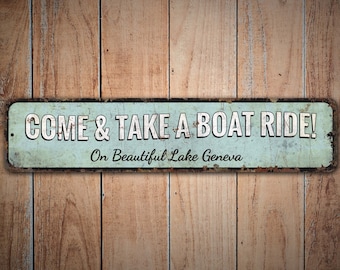 Boat Ride Sign | Etsy