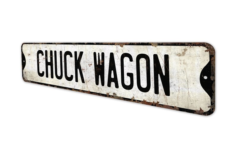 Chuck Wagon Chuck Wagon Sign Vintage Style Sign Chuck - Etsy