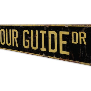 Tour Guide - Tour Guide Sign - Tour Guide Decor - Vintage Style Sign ...