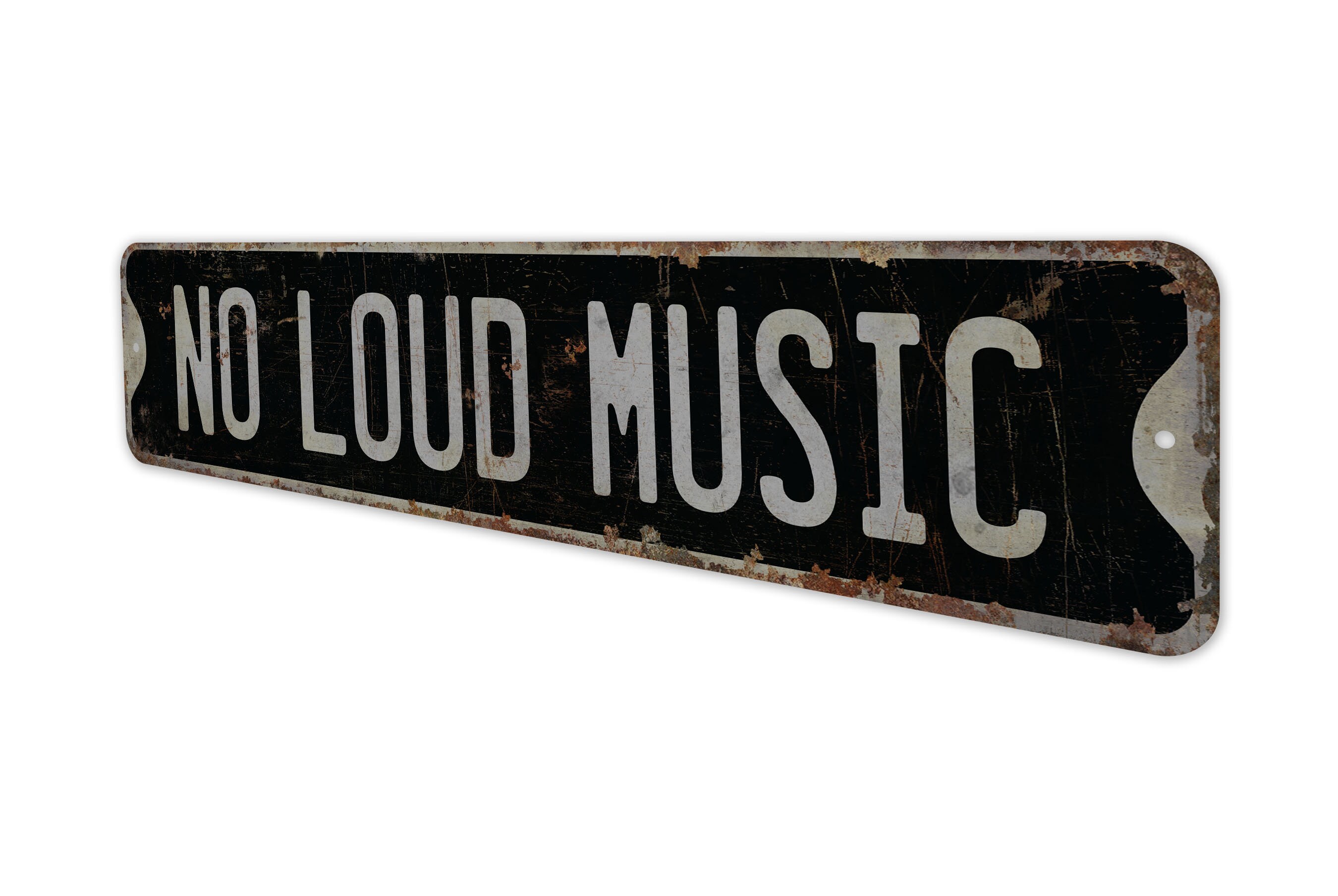 No Loud Music Sign
