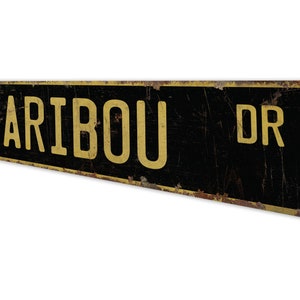 Caribou - Caribou Sign - Caribou Decor - Caribou Lover - Vintage Style ...