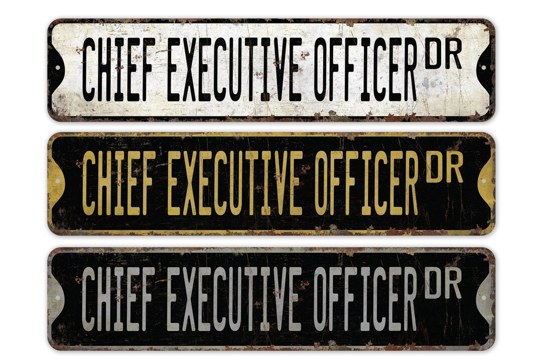 Chief Executive Officer - CEO Sign - CEO Decor - Vintage Style Sign ...