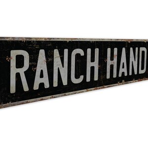 Ranch Hand - Ranch Hand Sign - Ranch Hand Decor - Vintage Style Sign ...
