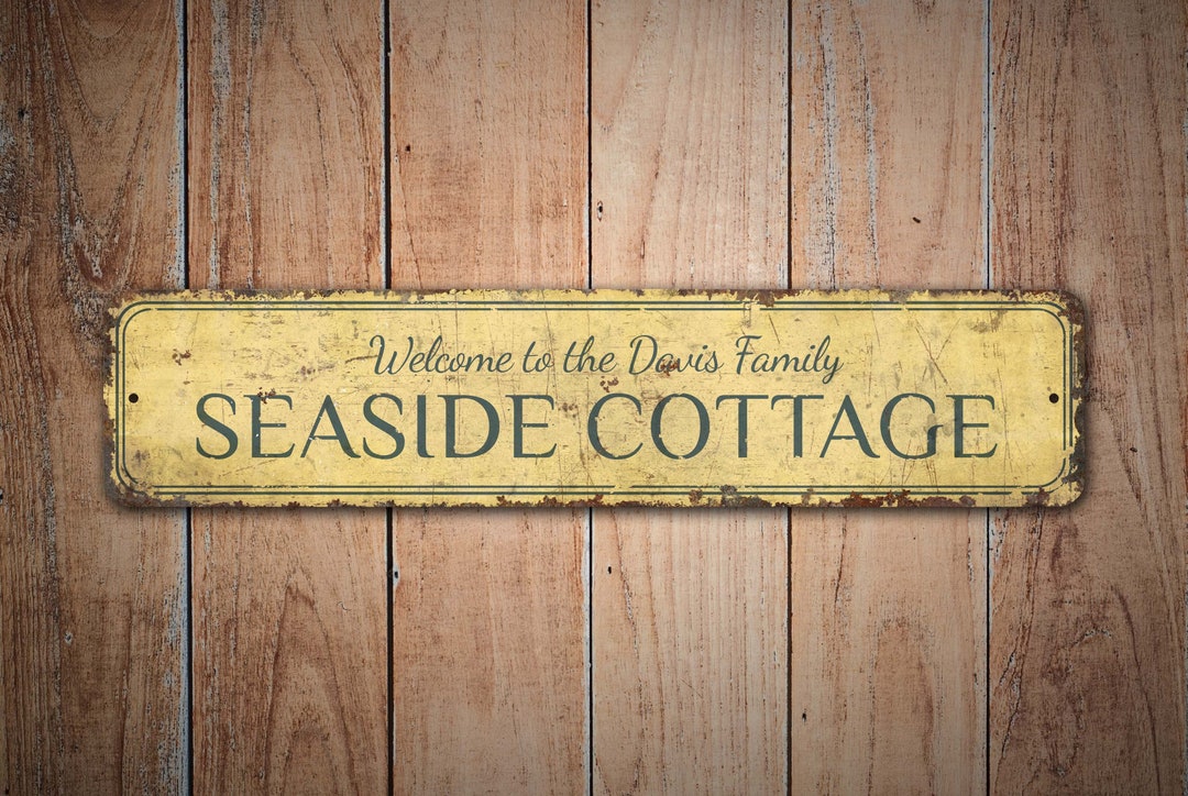 Seaside Cottage - Seaside Cottage Sign - Beach House Decor - Seaside ...