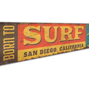 Born to Surf - Born to Surf Sign - Born to Surf Decor - Surfing Lover ...
