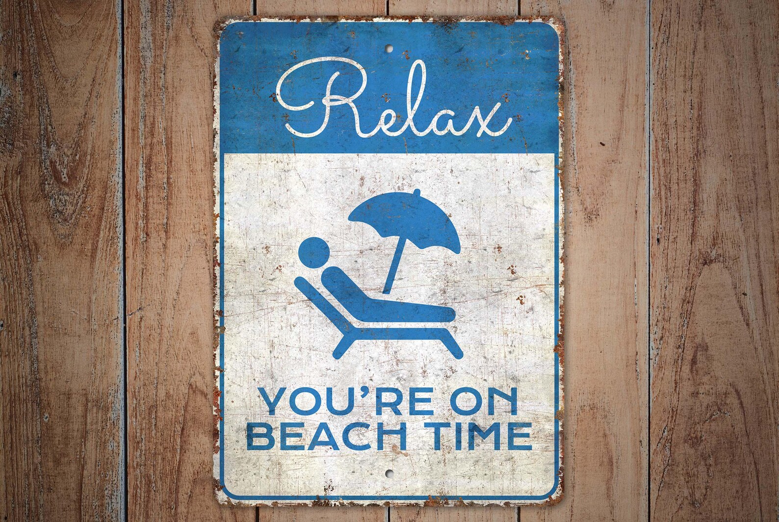 Relax Sign - Beach Time Sign - Beach Time Decor - Beach House Decor ...