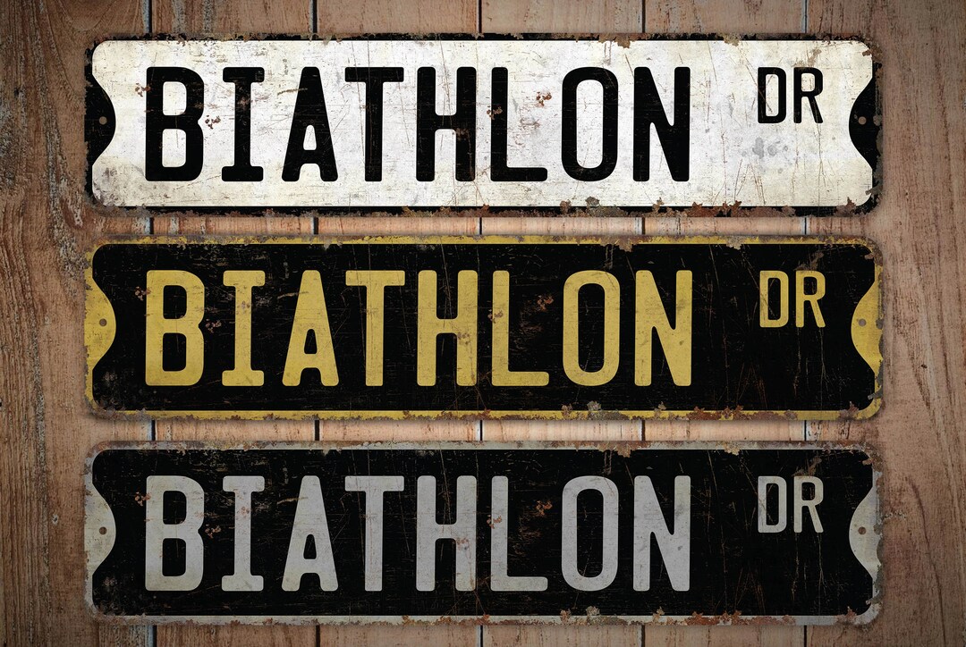 Biathlon - Biathlon Sign - Biathlon Decor - Biathlon Game - Custom ...