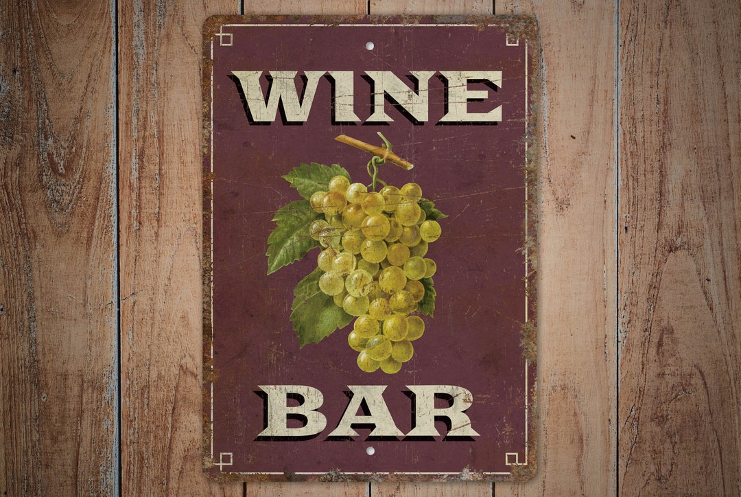 Wine Bar - Wine Bar Sign - Wine Bar Decor - Beer Bar Sign - Beer Bar ...