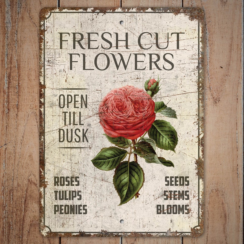 Flower Shop Signs - Etsy