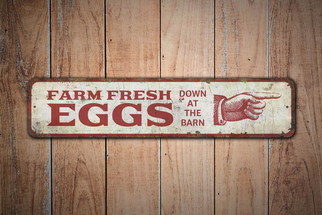 Fram Fresh Eggs Sign - Custom Fram Sign - Fresh Eggs Sign - Egg Shop ...
