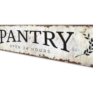 Pantry Sign - Pantry Decor - Pantry Lover Gift - Sign for Pantry - Food ...
