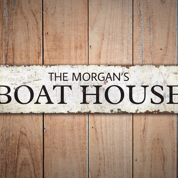Boat House Sign - Etsy
