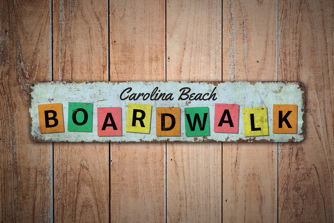 Boardwalk Sign - Custom Boardwalk - Boardwalk Name Decor - Beach ...