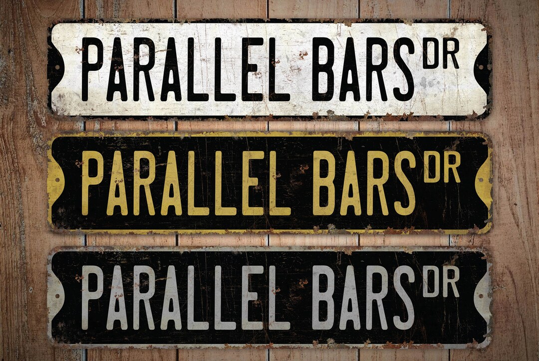 Parallel Bars - Parallel Bars Sign - Parallel Bars Game - Parallel Bars ...