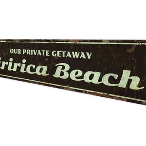 Private Gateway Sign - Private Beach Sign - Custom Gateway Sign ...