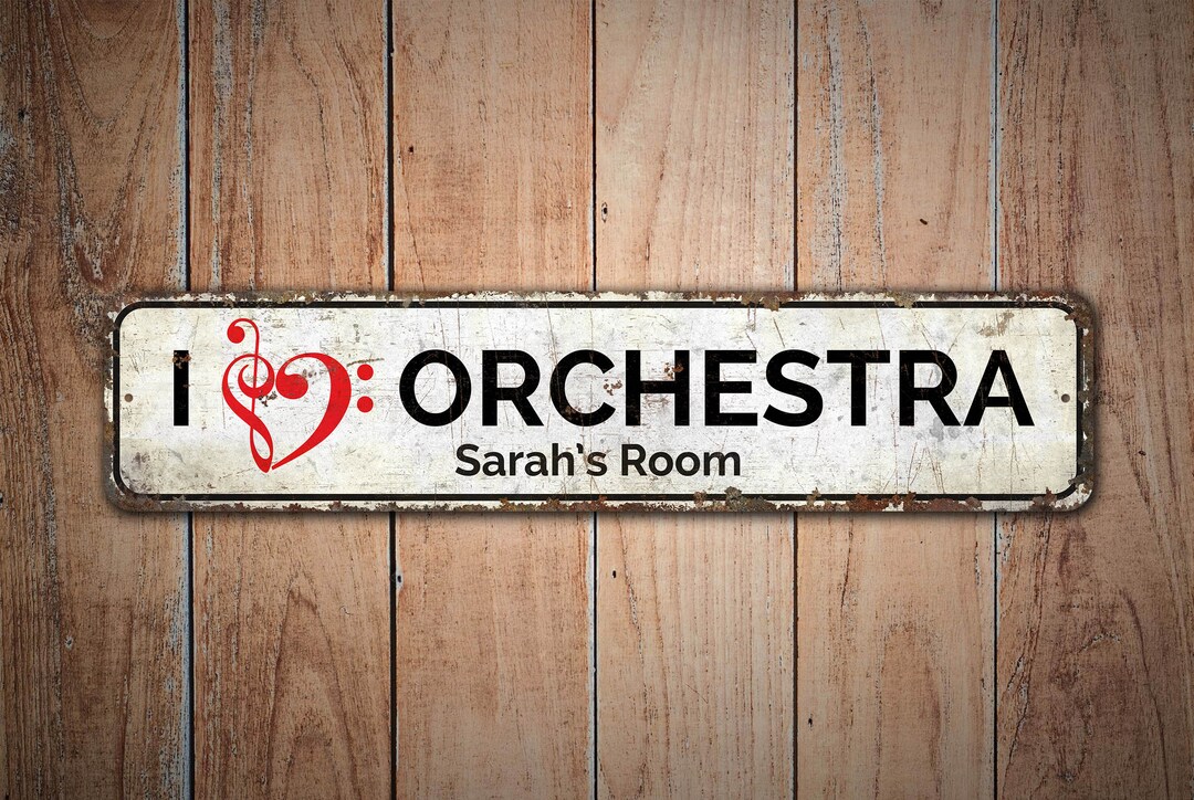 I Heart Orchestra I Love Orchestra Orchestra Lover Gift Music Room ...