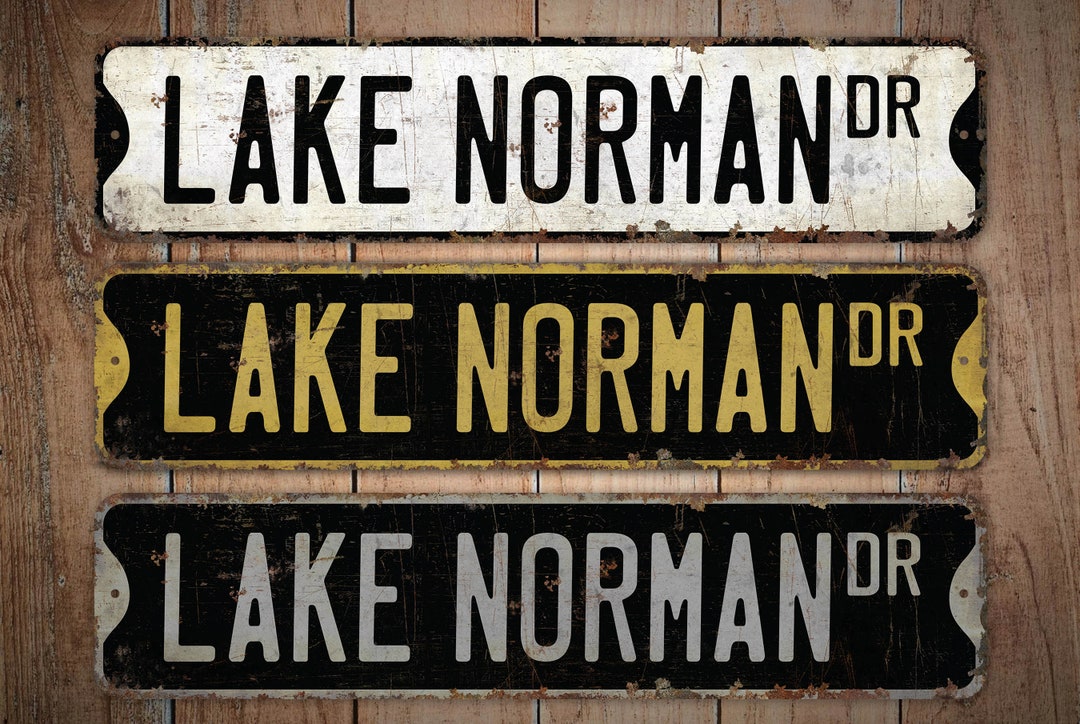 Lake Norman - Lake Norman Sign - North Carolina Lake - Lake Norman ...