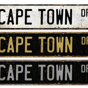 Cape Town Sign - Cape Town Gift - Cape Town Visitor - Cape Town Native ...