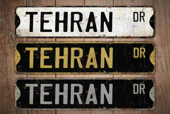 Tehran Tehran Sign Tehran Decor Custom Tehran Iran - Etsy