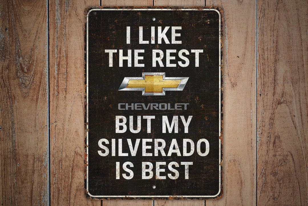 I Like the Rest Chevrolet Sign Chevy Truck Garage Garage Sign Garage ...